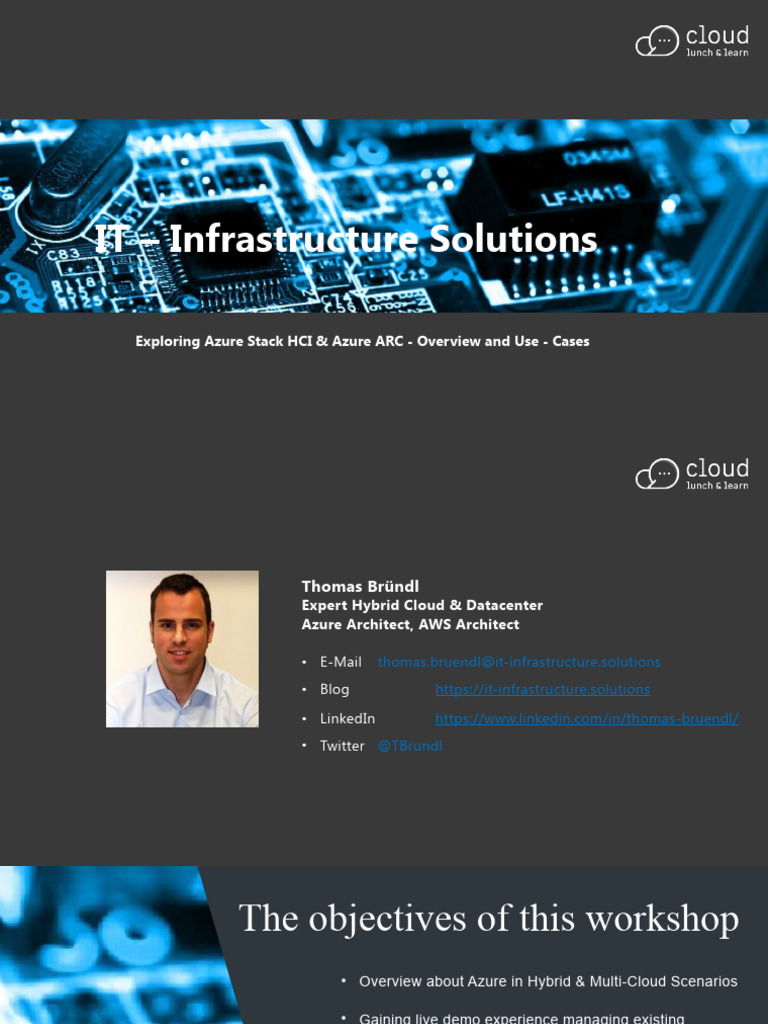 Exploring Azure Stack HCI & Azure ARC - Overview and Use - Cases (Cloud Lunch and Learn) | PDF ...