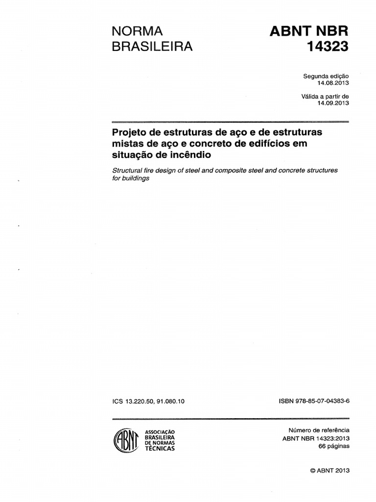 NBR 14323.2013 Completo | PDF