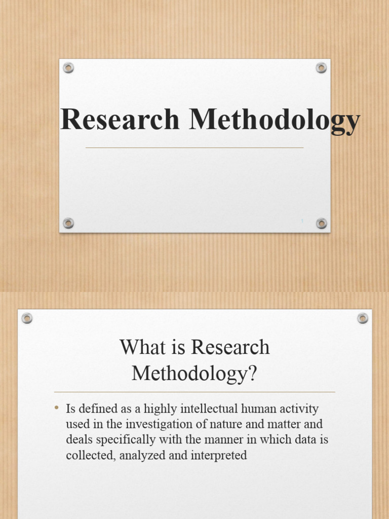 Research Methodology | PDF | Methodology | Statistics