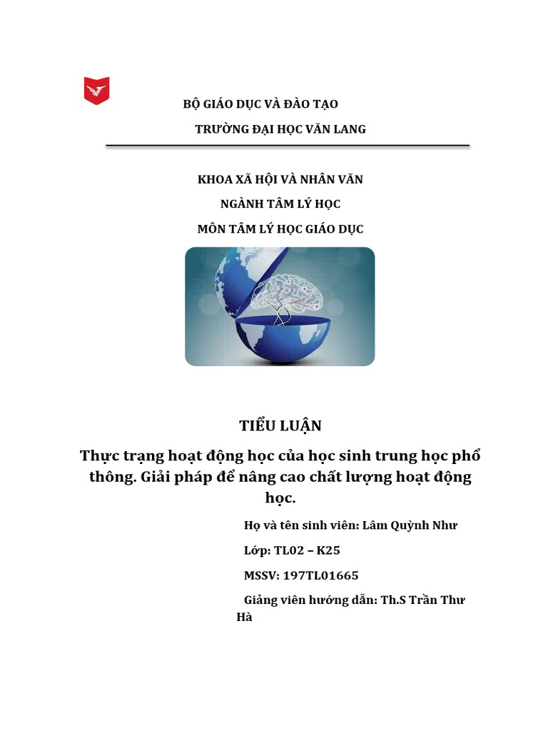 197TL01665 Lam Quynh Nhu | PDF