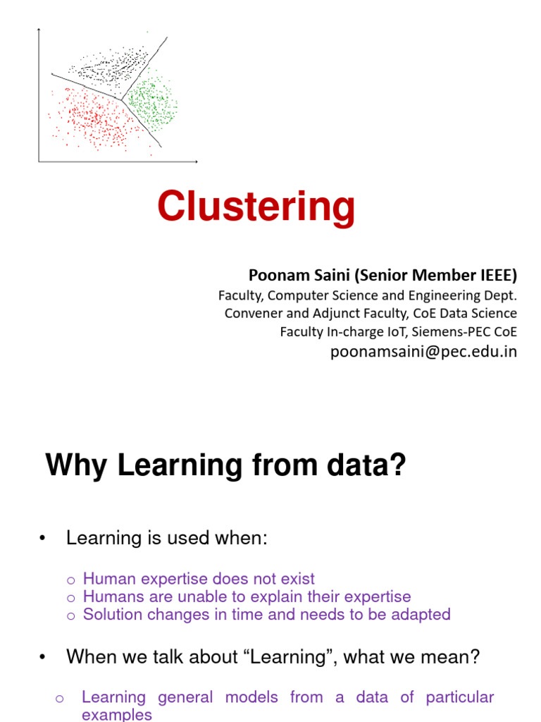 Unit 4 Clustering_k-means and Hierarchical | PDF | Cluster Analysis | Outlier