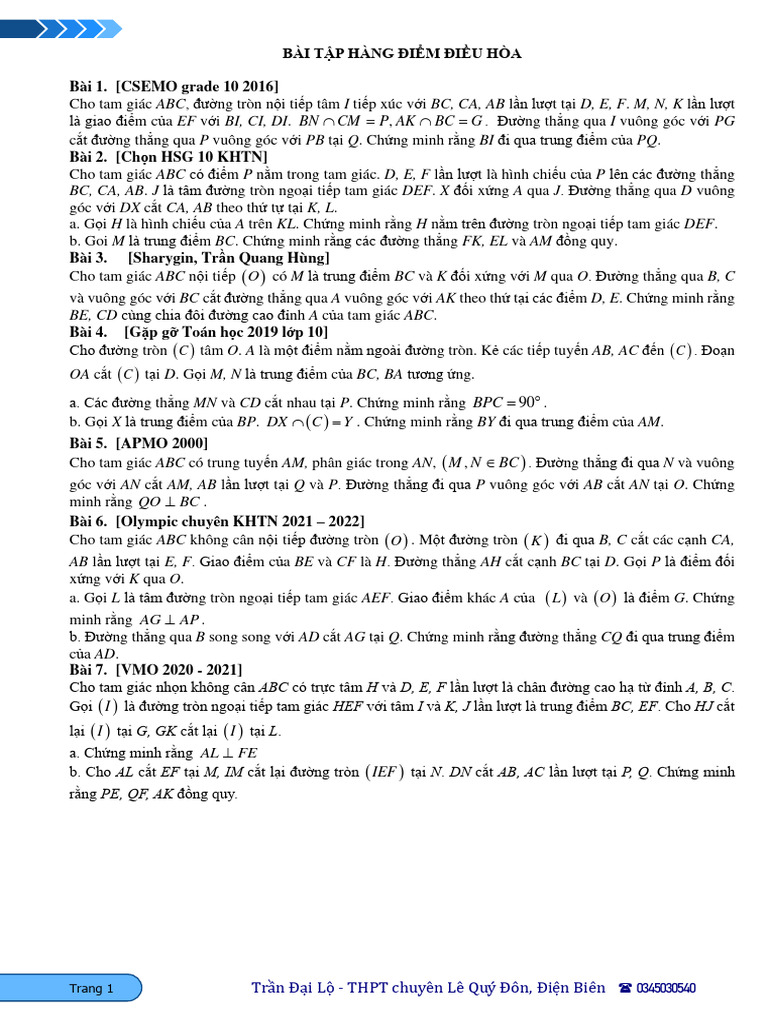 BT4. Chứng ming trung điểm, song song | PDF