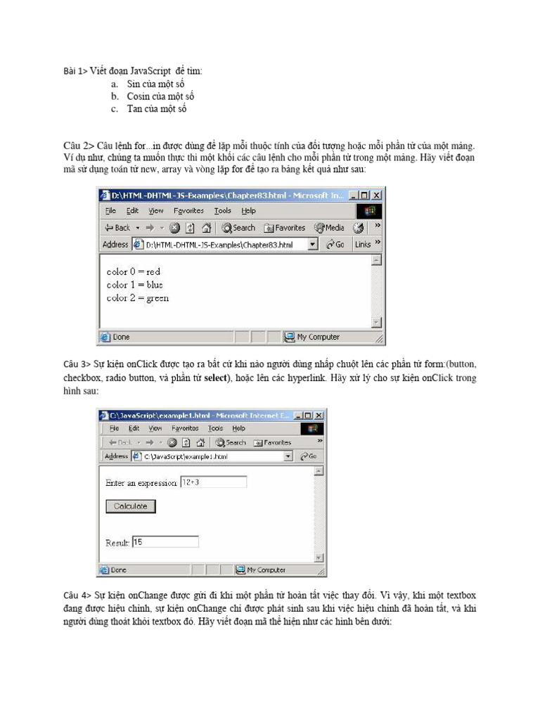 Lab7-Javascript 2 | PDF