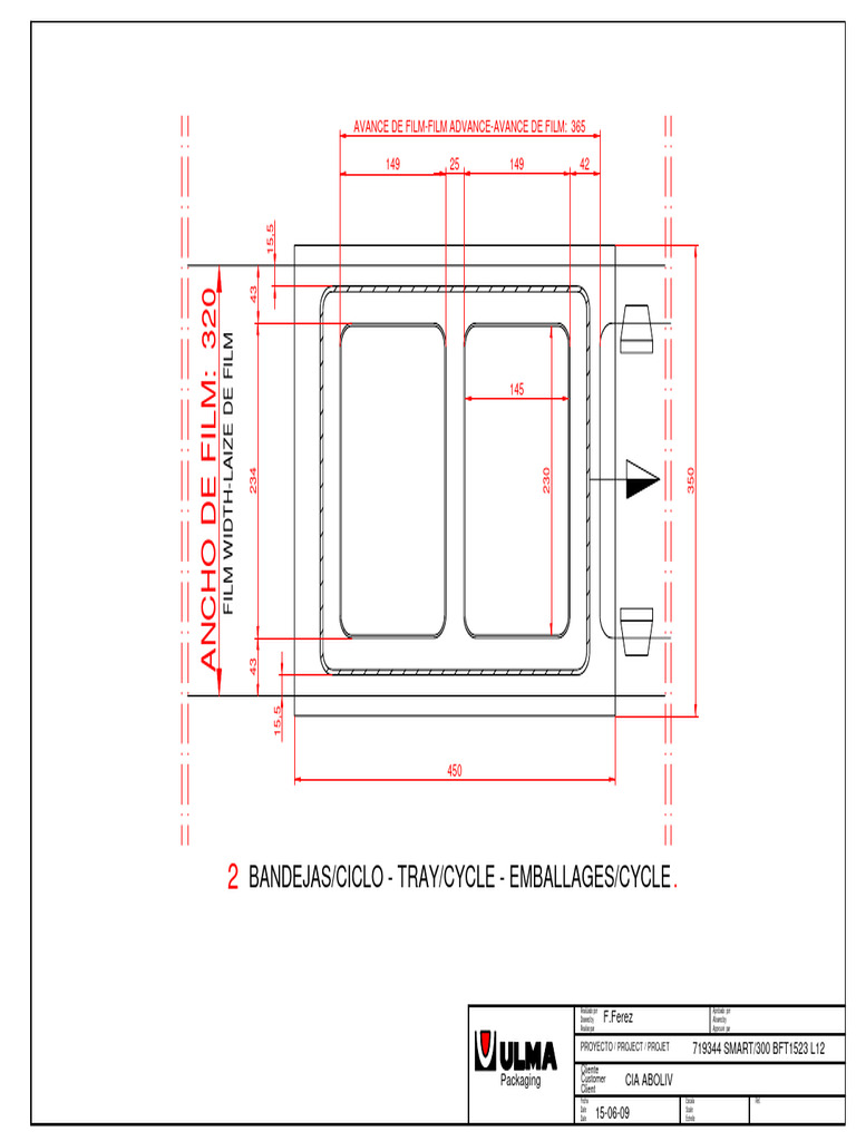 Ulma Smart 300 Packaging Specifications | PDF