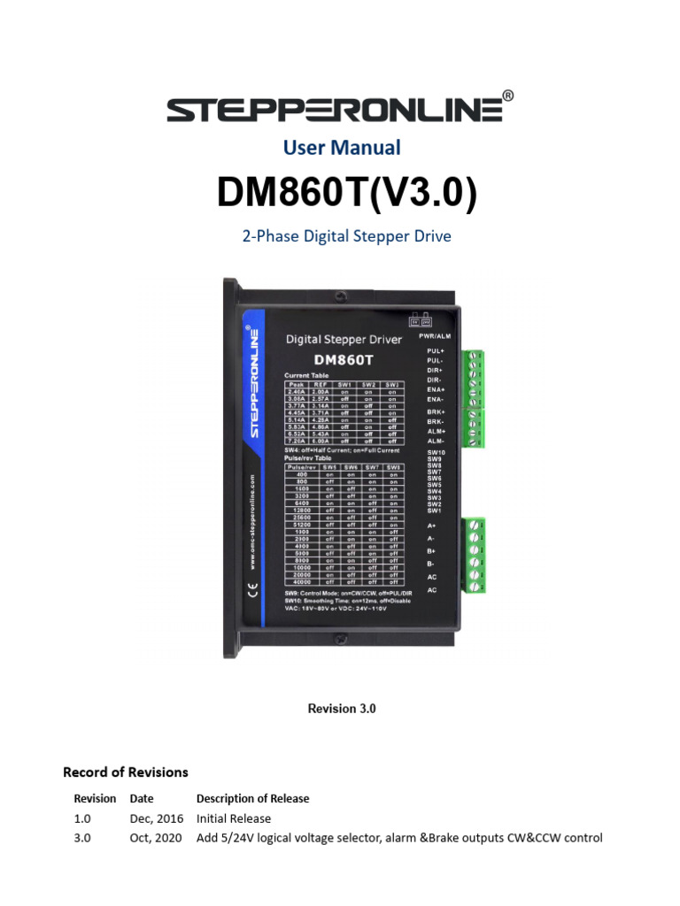DM860T V3.0 | PDF | Power Supply | Electrical Engineering