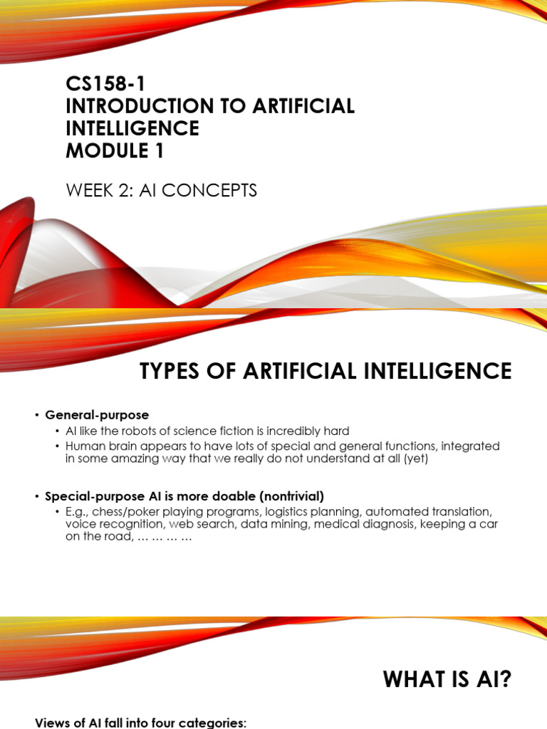 Chapter 2 AI Concepts | PDF | Artificial Intelligence | Intelligence ...