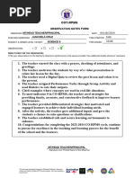 Teacher Diary Format | PDF