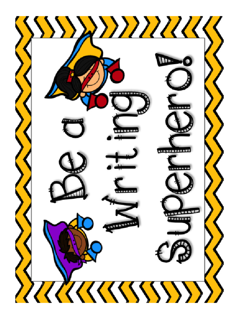 SuperheroWritingPosters 1 | PDF