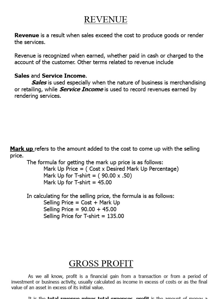 Entrep Presentation Q4 Gross Profit | PDF | Gross Income | Expense