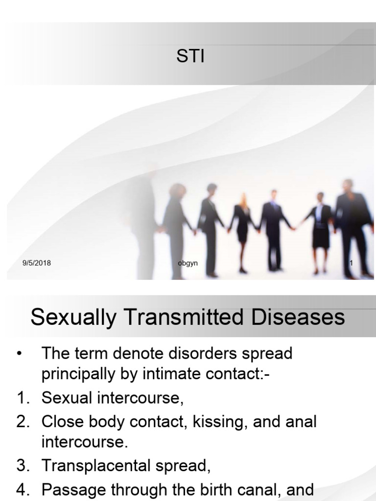 STI_out | PDF | Sexually Transmitted Infection | Medical Specialties
