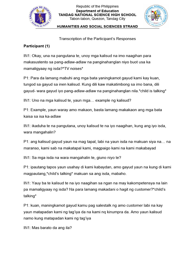 TRANSCRIPTION | PDF