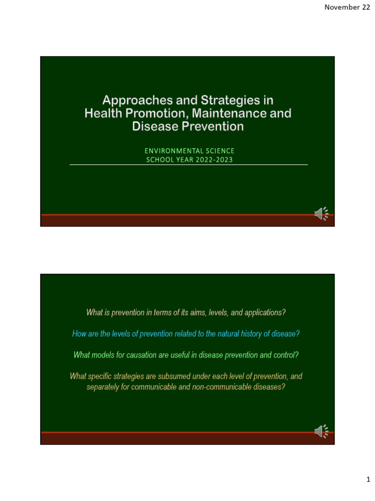 (C) 14 Approaches and Strategies in Health Promotion, Maintenance and ...