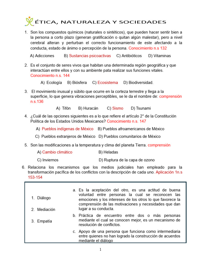 ética Naturaleza Y Sociedad 6 Grado Pdf México Tierra