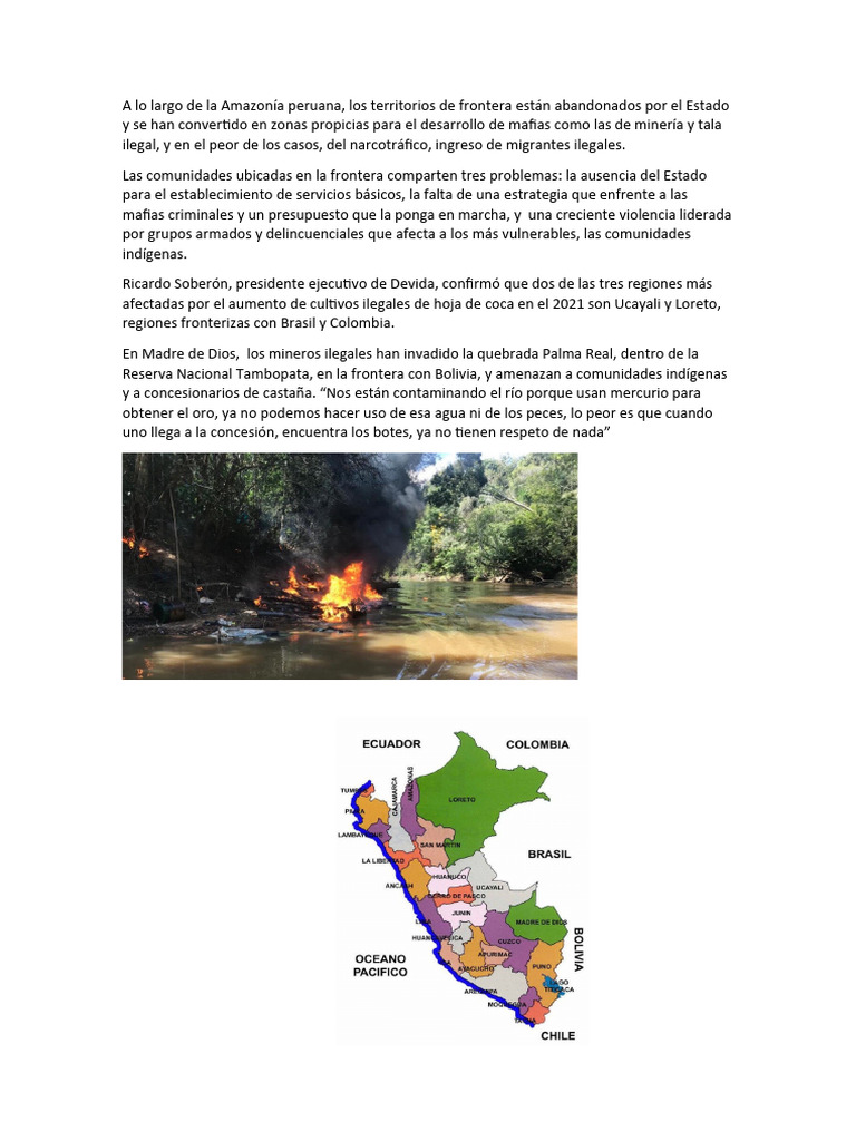 A Lo Largo de La Amazonía Peruana | PDF | Perú | Ecuador