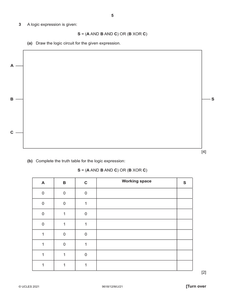 9618 - 12 Computer Science Paper 1 Theory Fundamentals AS & A | PDF ...