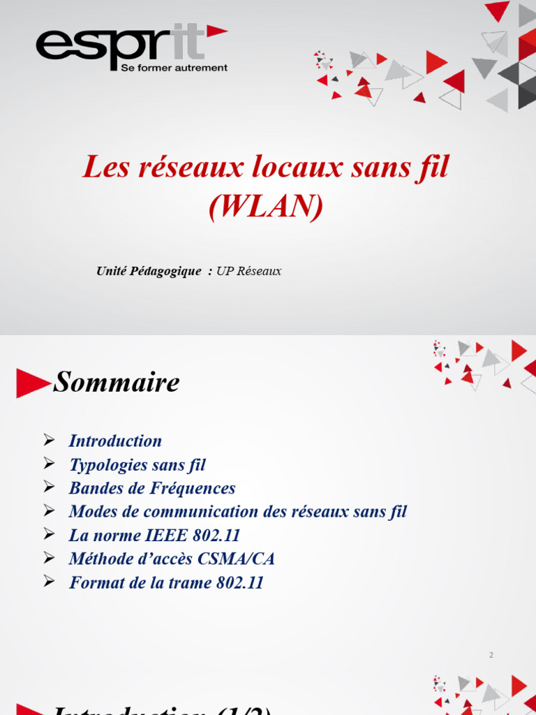 FDR 20 21 Chapitre4 WLAN | PDF | Wi-Fi | Réseau informatique