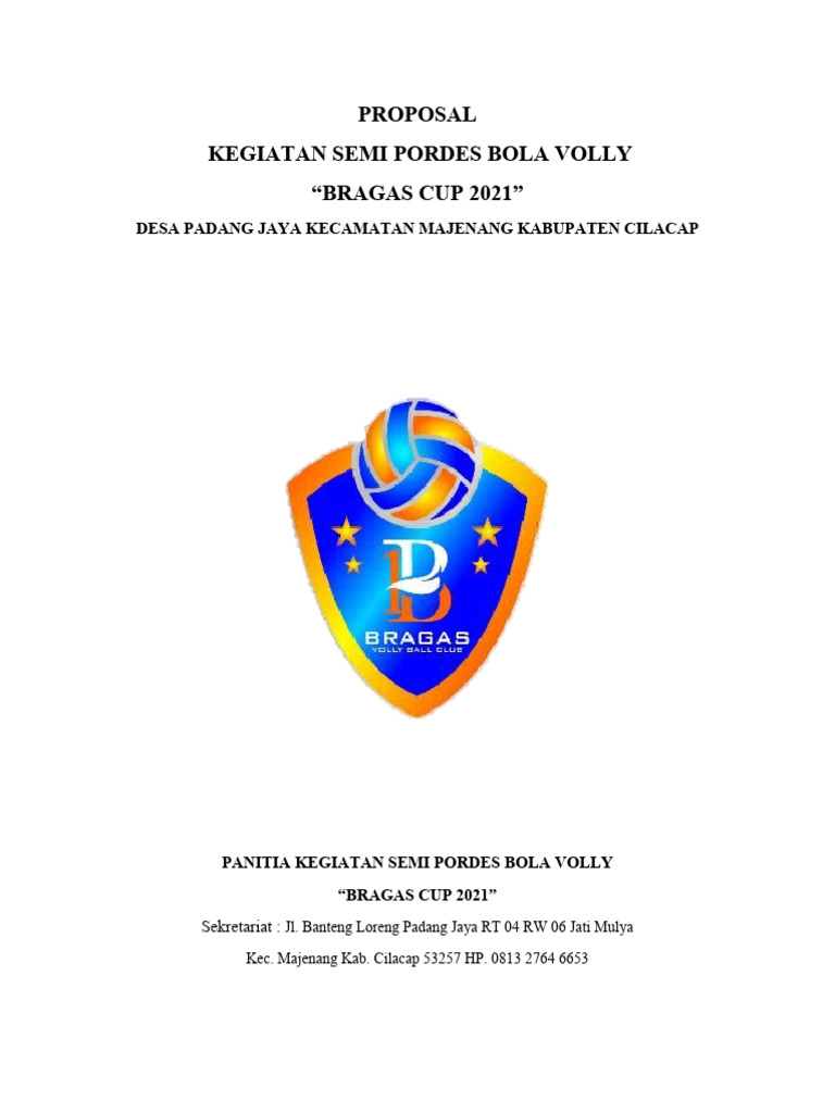 Proposal Voli Bragas CUP 2021 | PDF