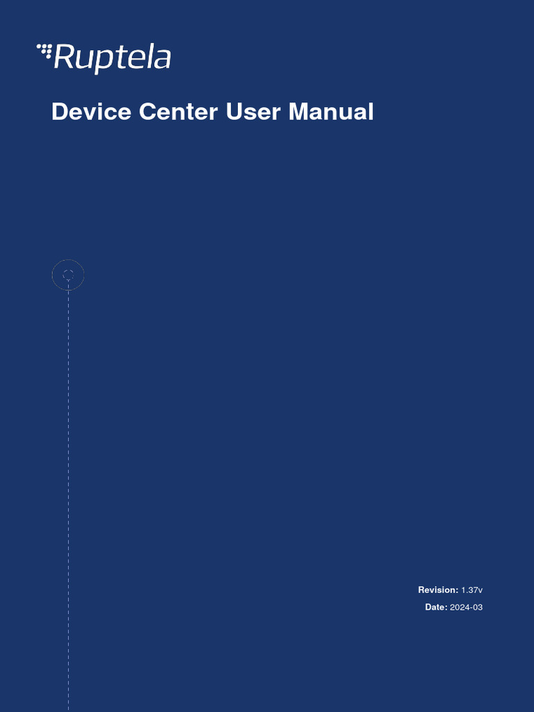 Device Center User Manual - Ruptela | PDF | Computer File | Port (Computer Networking)