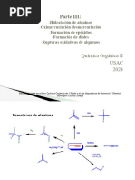 Ozonólisis y oxidación de alquenos | PDF | Alqueno | Sustancias químicas