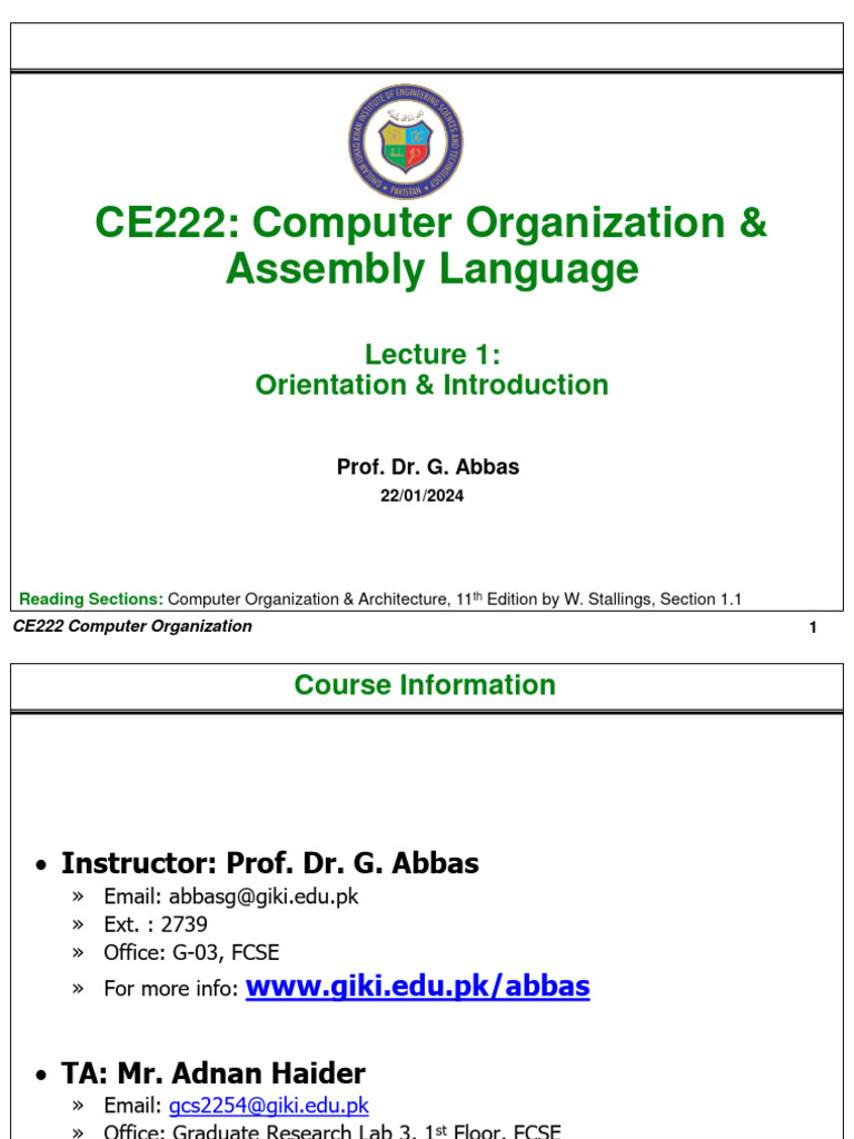 Computer Organization and Assembly Language | PDF | Computer Architecture | System