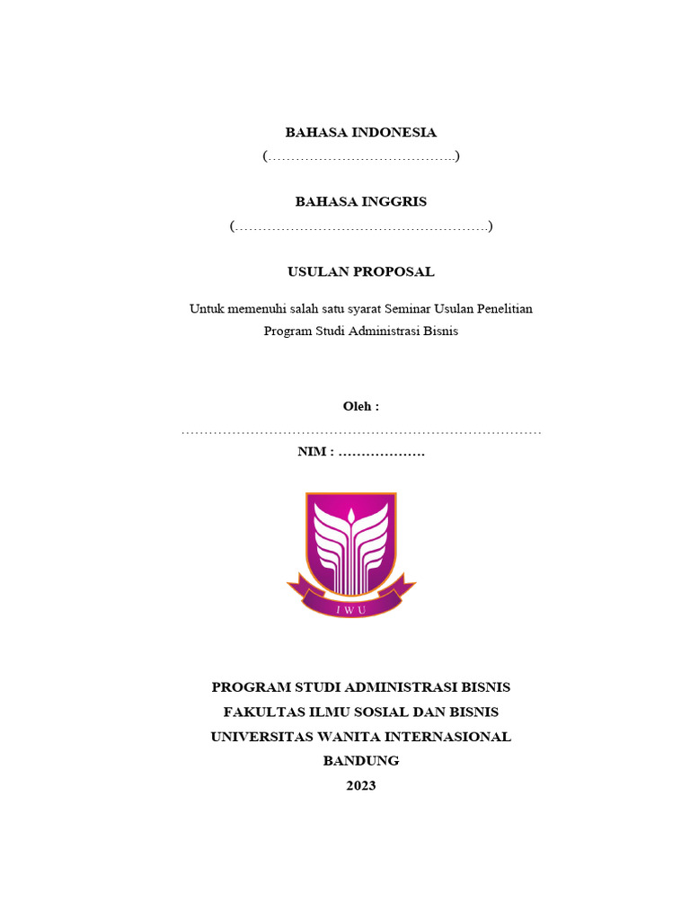 Format Skripsi | PDF