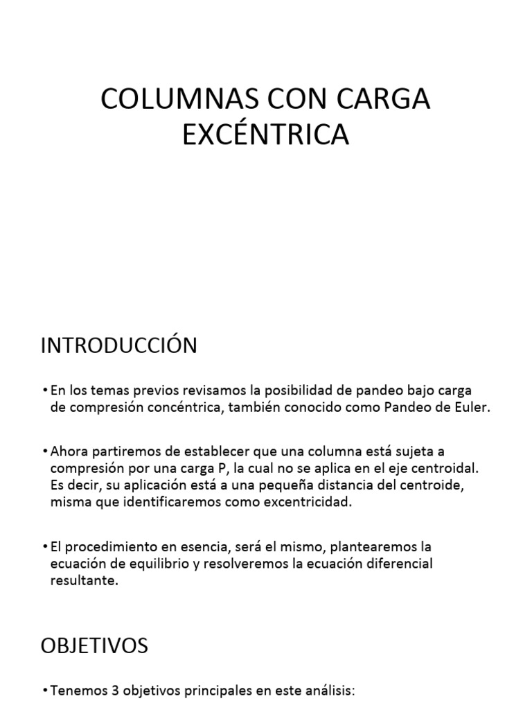 Cálculo de Columnas Excéntricas | PDF | Métodos y materiales de enseñanza | Ciencia y matemáticas