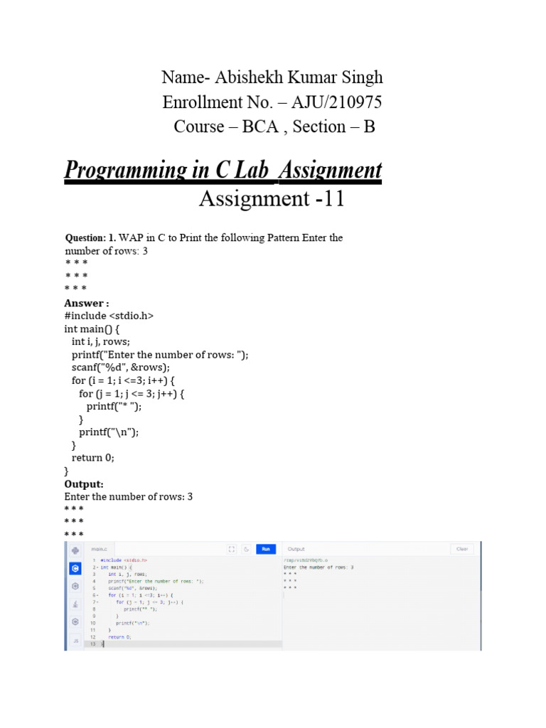 ,assignment of PC Lab, Asssignment-11, AJU-210692 | PDF | Software | Digital Technology
