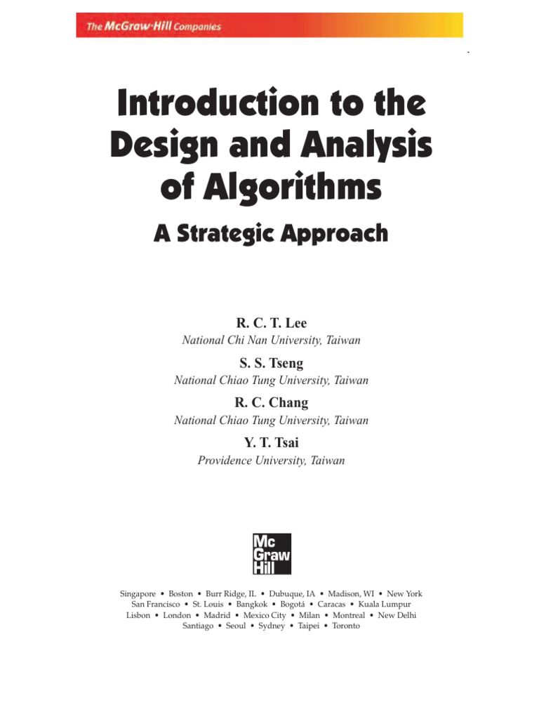 Dokumen - Pub Introduction To The Design and Analysis of Algorithms ... Dokumen - Pub Introduction To The Design and Analysis of Algorithms ...