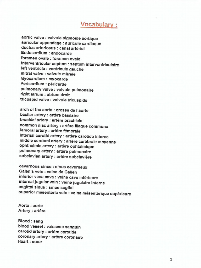 Anglais Voc - s3 | PDF