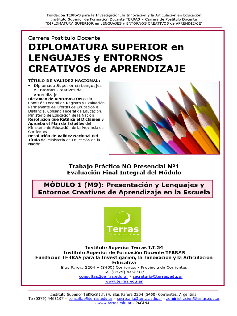 MÓDULO1 (M9) LENGUAJES TPNOPresencial Presentación Lenguajes (2024) | PDF | Enseñando | Maestros