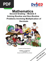 Math6 Q2 Module1 | PDF | Ratio | Mathematics