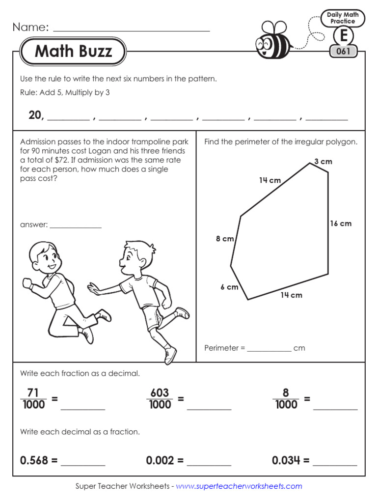 Math Buzz e 61 65 - KCOFH - CA | PDF | Area | Multiplication