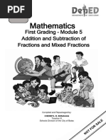 Grade 7 Mathematics | PDF | Mean | Summation