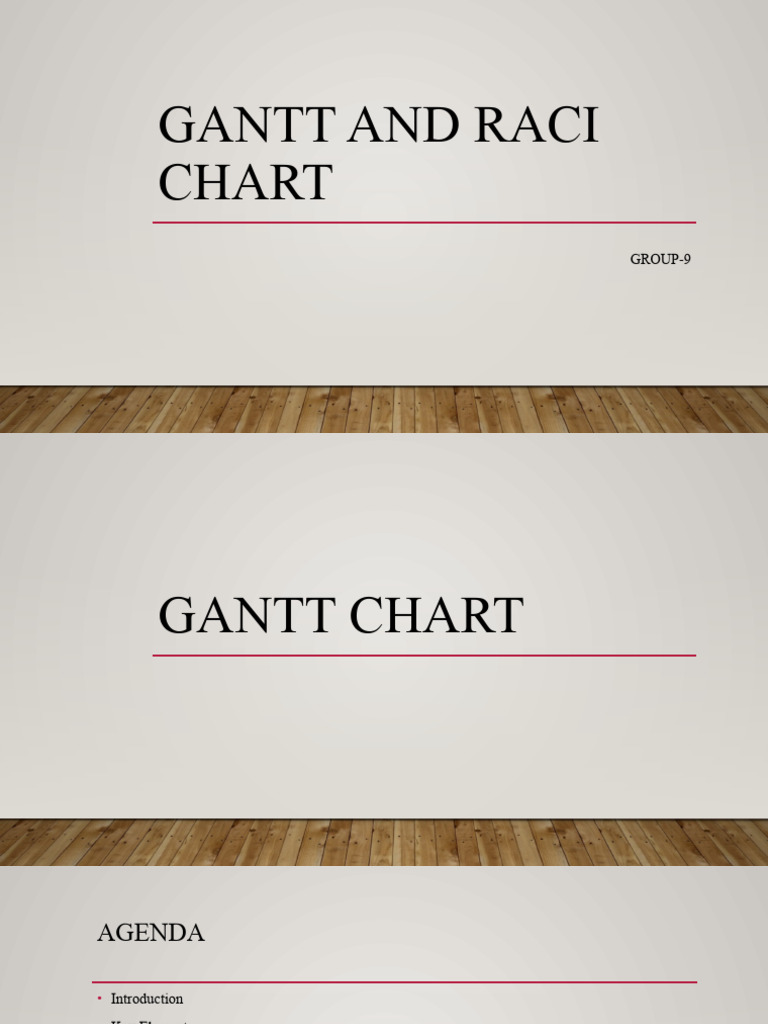 Gantt Chart and Raci Chart | PDF | Architect | Project Management