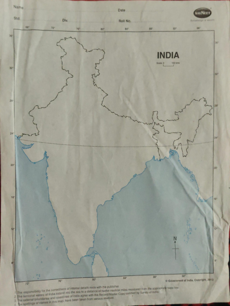 India Physical Map PDF | PDF