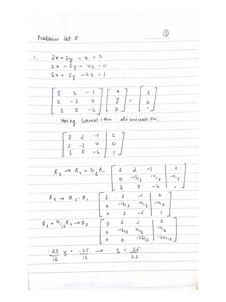 Problem Set-5 | PDF