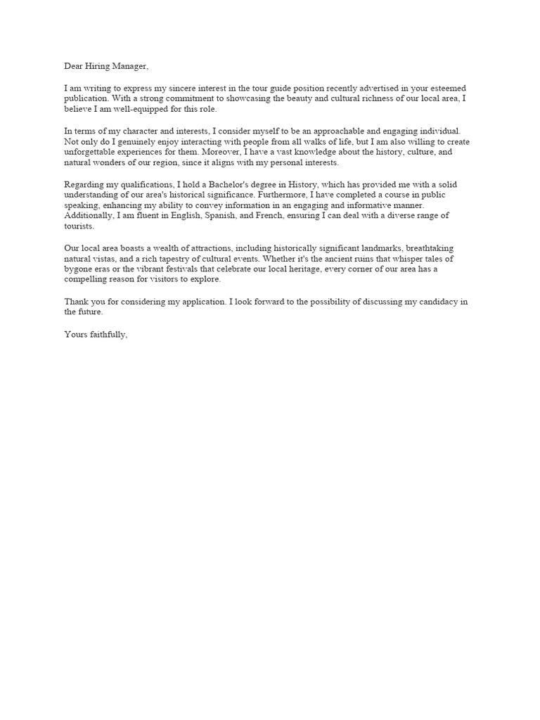 Dear Hiring Manager | PDF