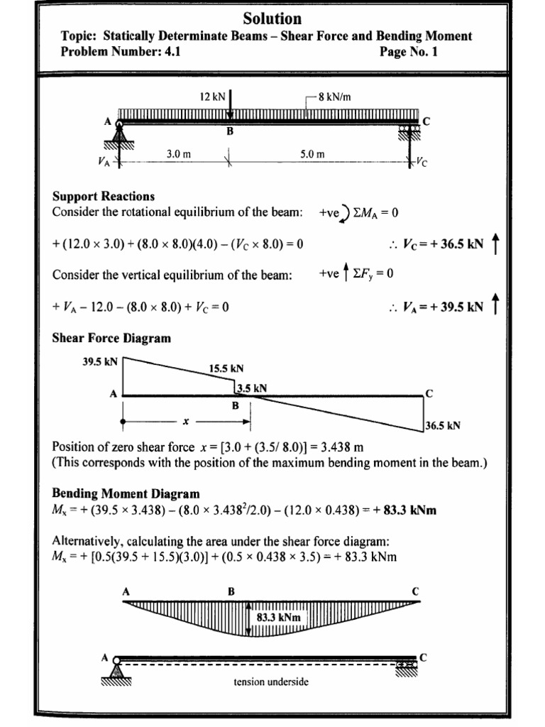 Additional Problems Stat Det Beam Frame | PDF