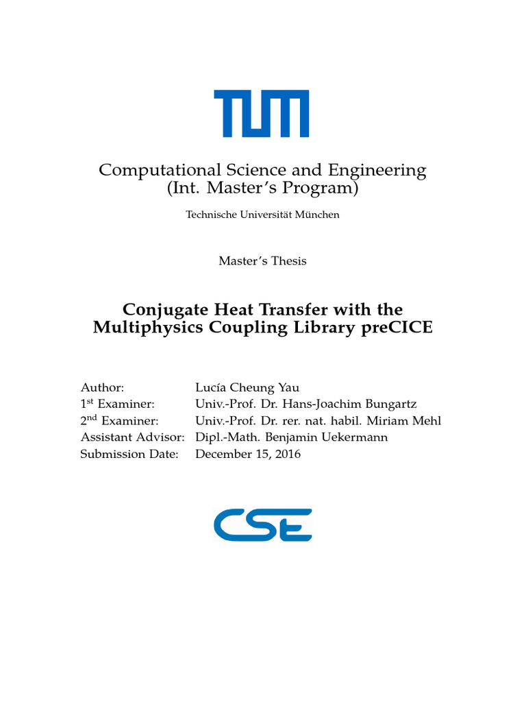 Cheung2016 Thesis | PDF | Heat Transfer | Convection