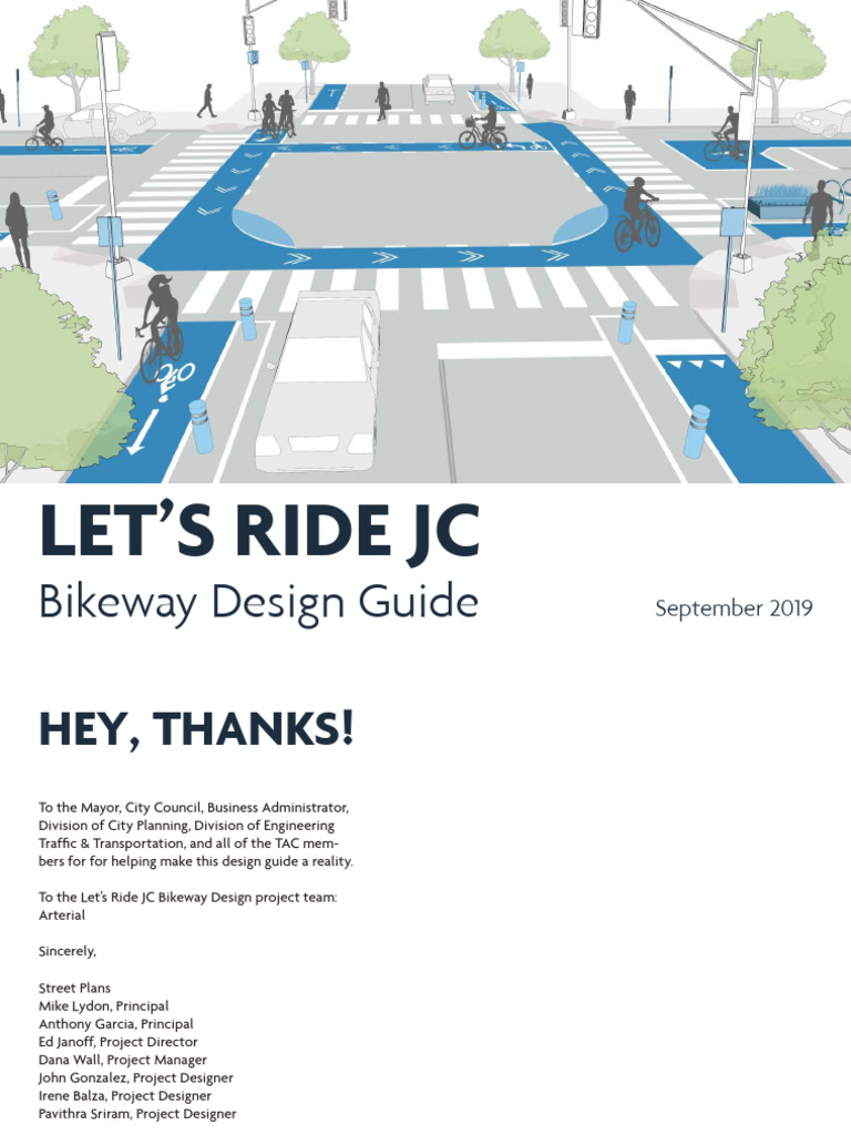 Bike Way Design Guide | PDF | Cycling Infrastructure | Traffic