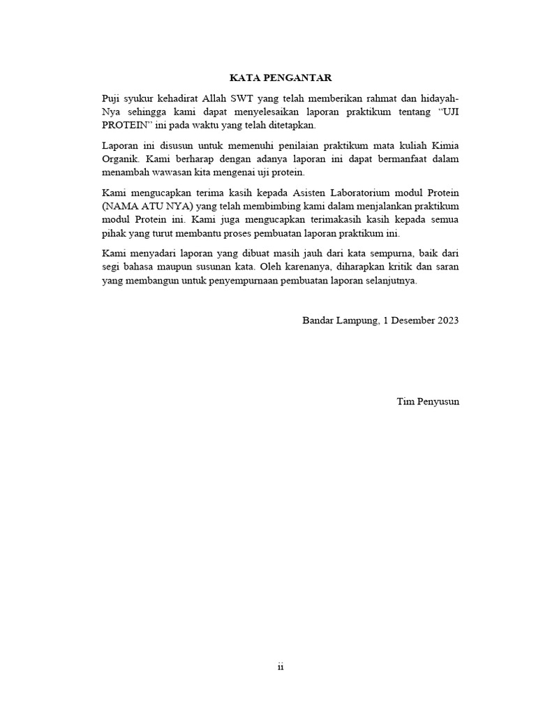 Laprak Protein | PDF