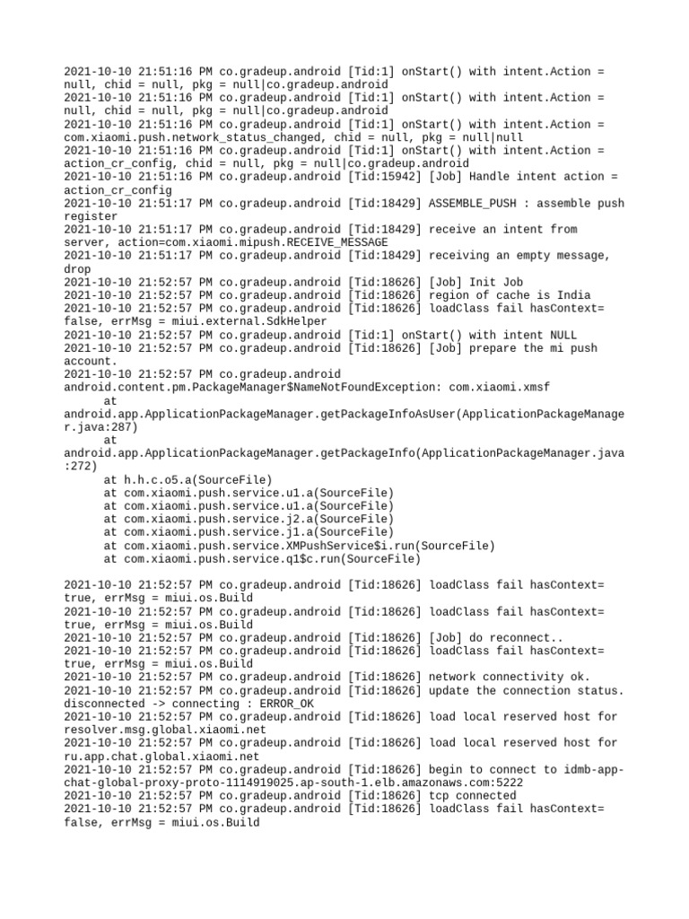 Log 1 | PDF | Internet Protocols | Computer Science