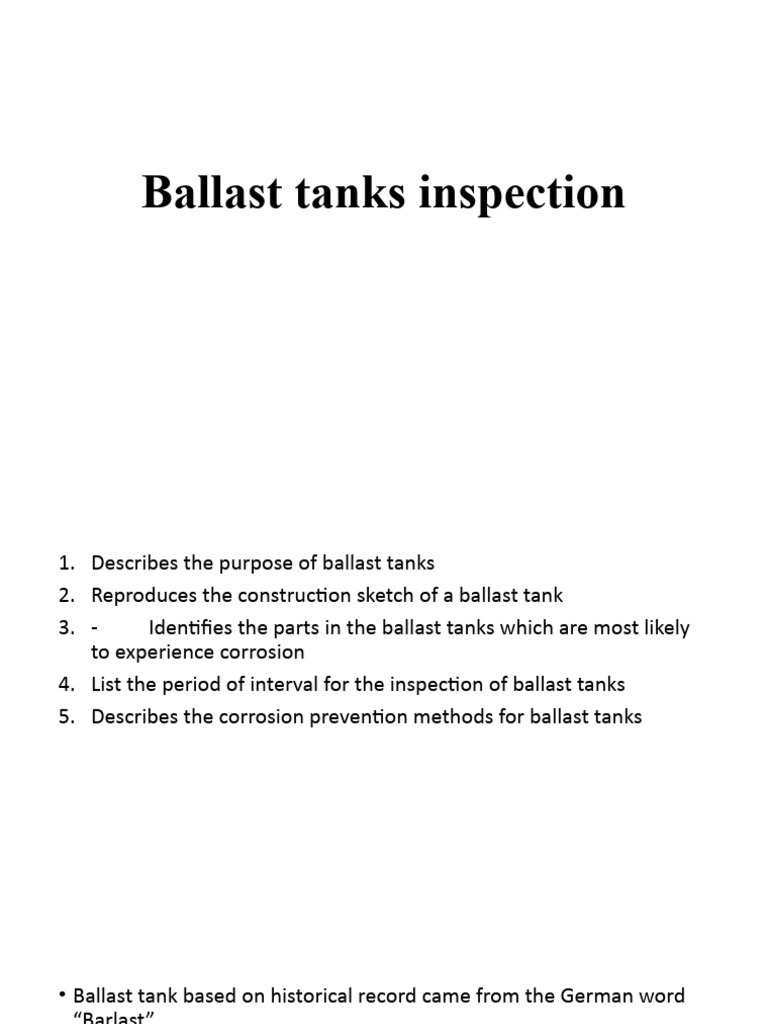 Ballast Tank | PDF | Ships | Oil Tanker