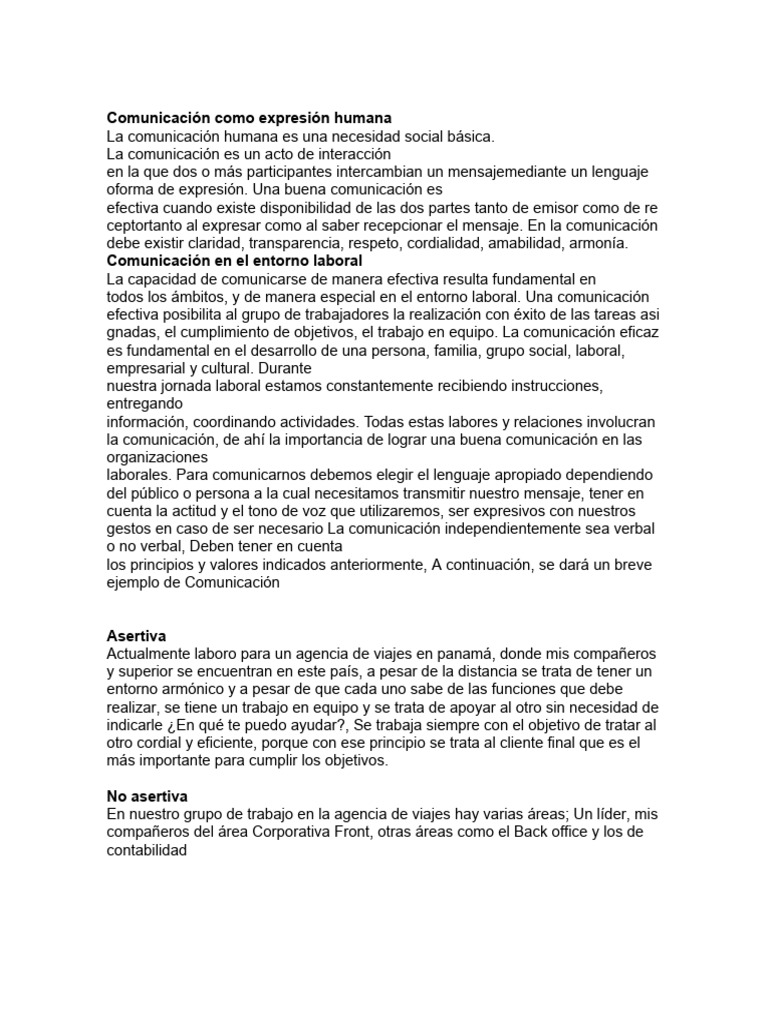 Comunicación Como Expresión Humana | PDF