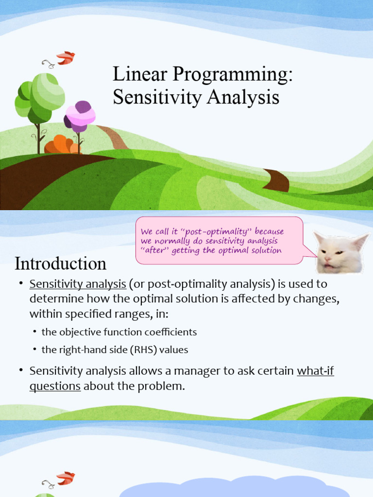 3.1+ (PPT) +Linear+Programming+ +Sensitivity+Analysis | Download Free PDF | Mathematical ...