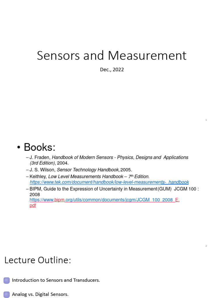LMH - Sensor and Measurements | PDF | Electrical Resistance And Conductance | Sensor