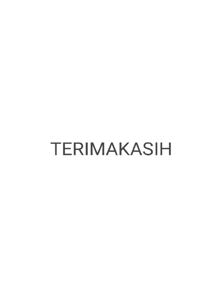 Terimakasih | PDF