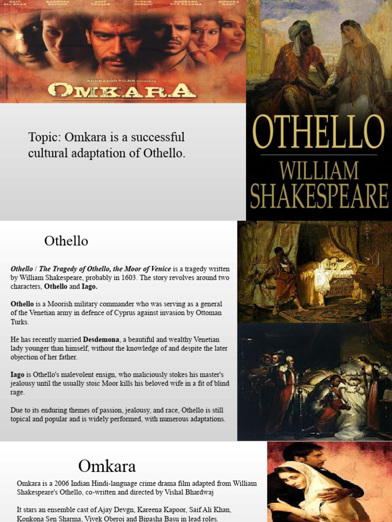 Omkara | PDF | Othello | Shakespearean Tragedies