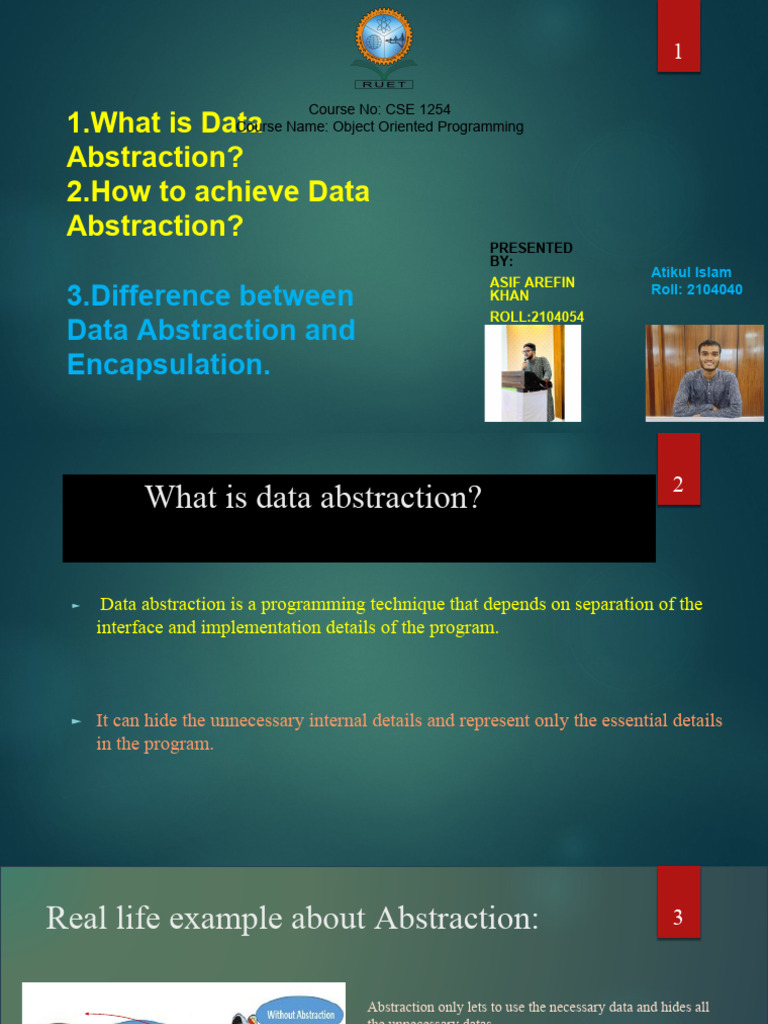 1what Is Data Abstraction 2how To Achieve Data Abstraction Pdf 