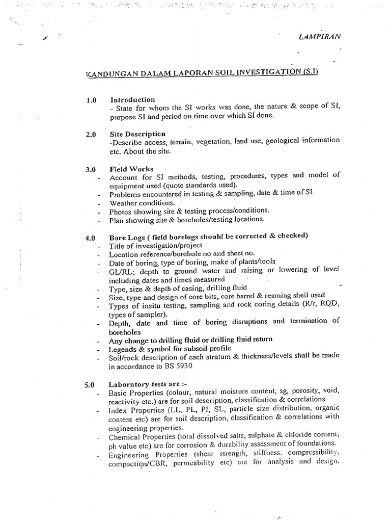 Soil Investigation | PDF
